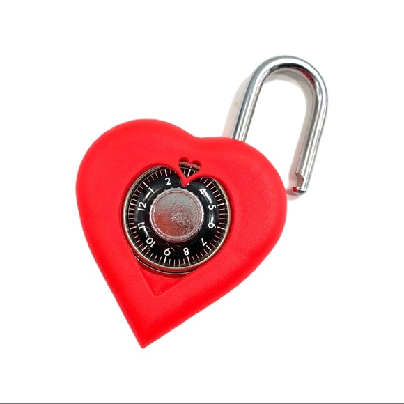 Vintage | Office | Vintage 9s Lock Its Heart Bike Pad Lock | Poshmark